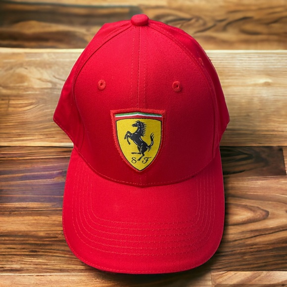 Ferrari | Accessories | Ferrari Hat Cap Racing F Redbaseball One Size ...